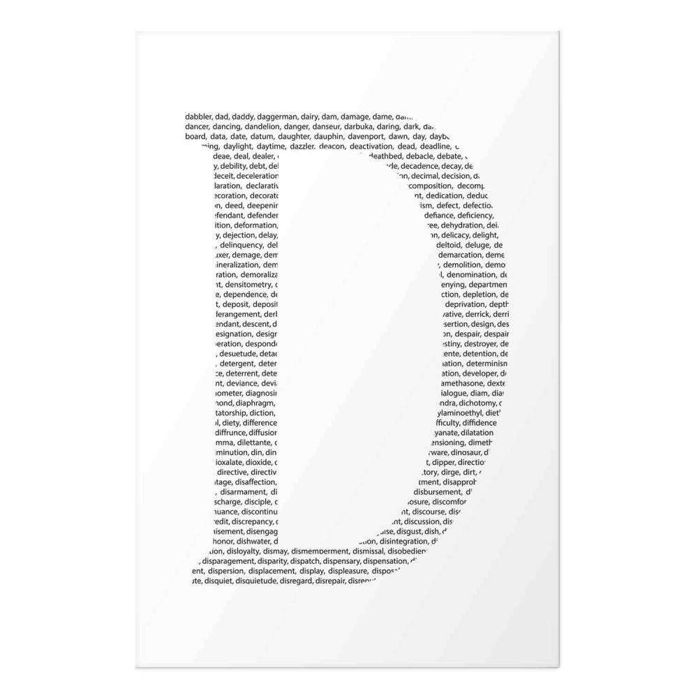 Póster Letter D [Poster] para pared - tienda bimago