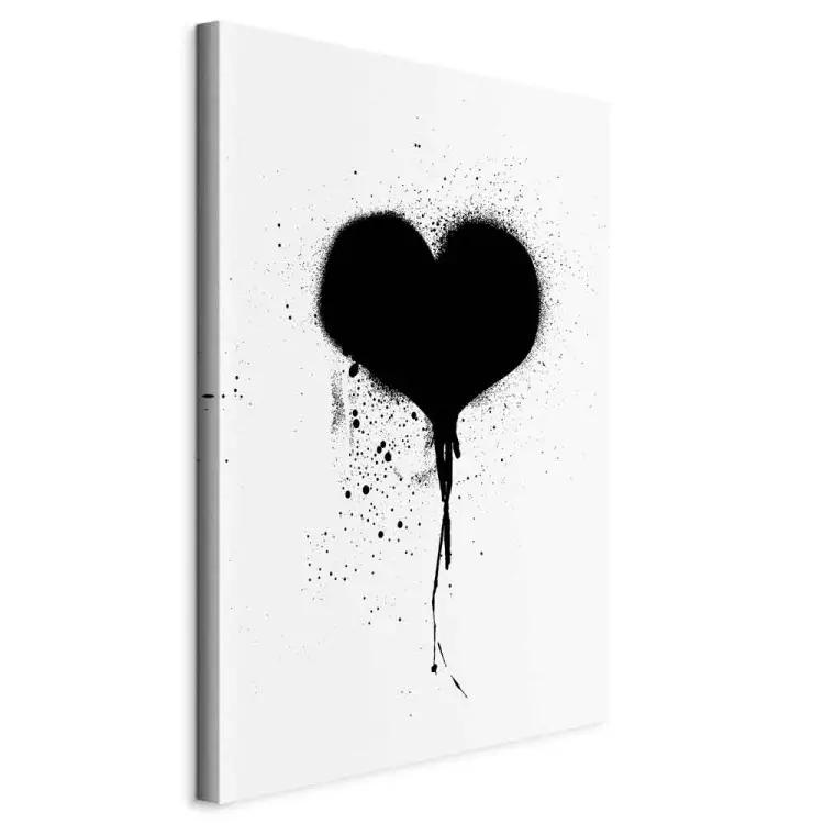 Cuadro Contraste Emociones - Latido del Corazón impreso en lienzo para ...