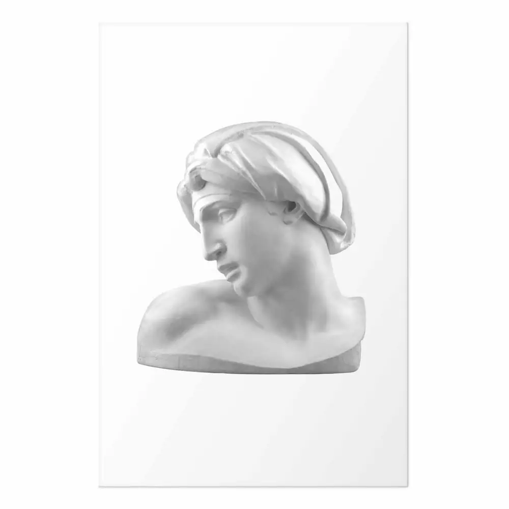 Póster Miguel Ángel - composición escultura rostro masculino para pared ...
