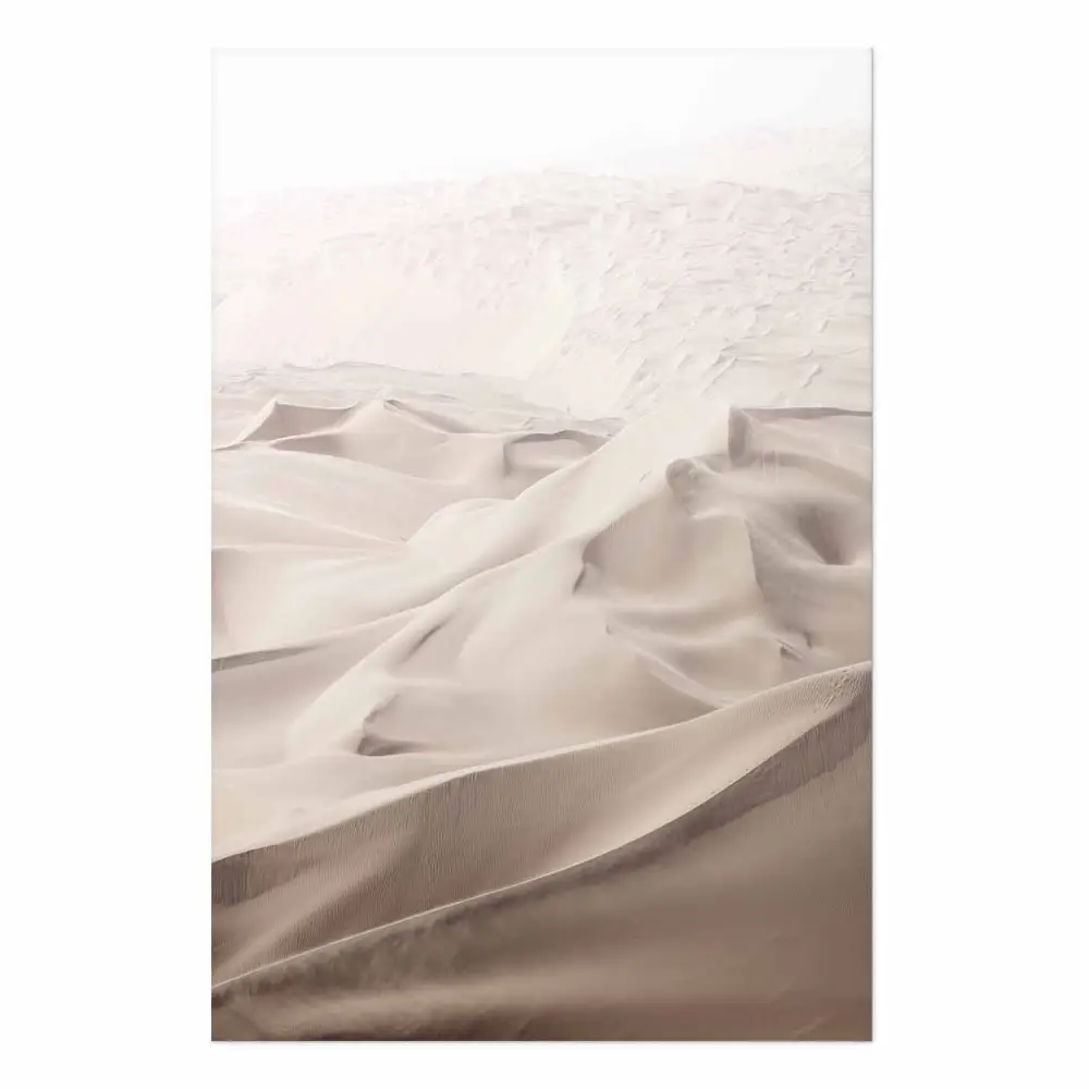 Póster Tela arenosa - arenas delicadas del desierto en una composición ...
