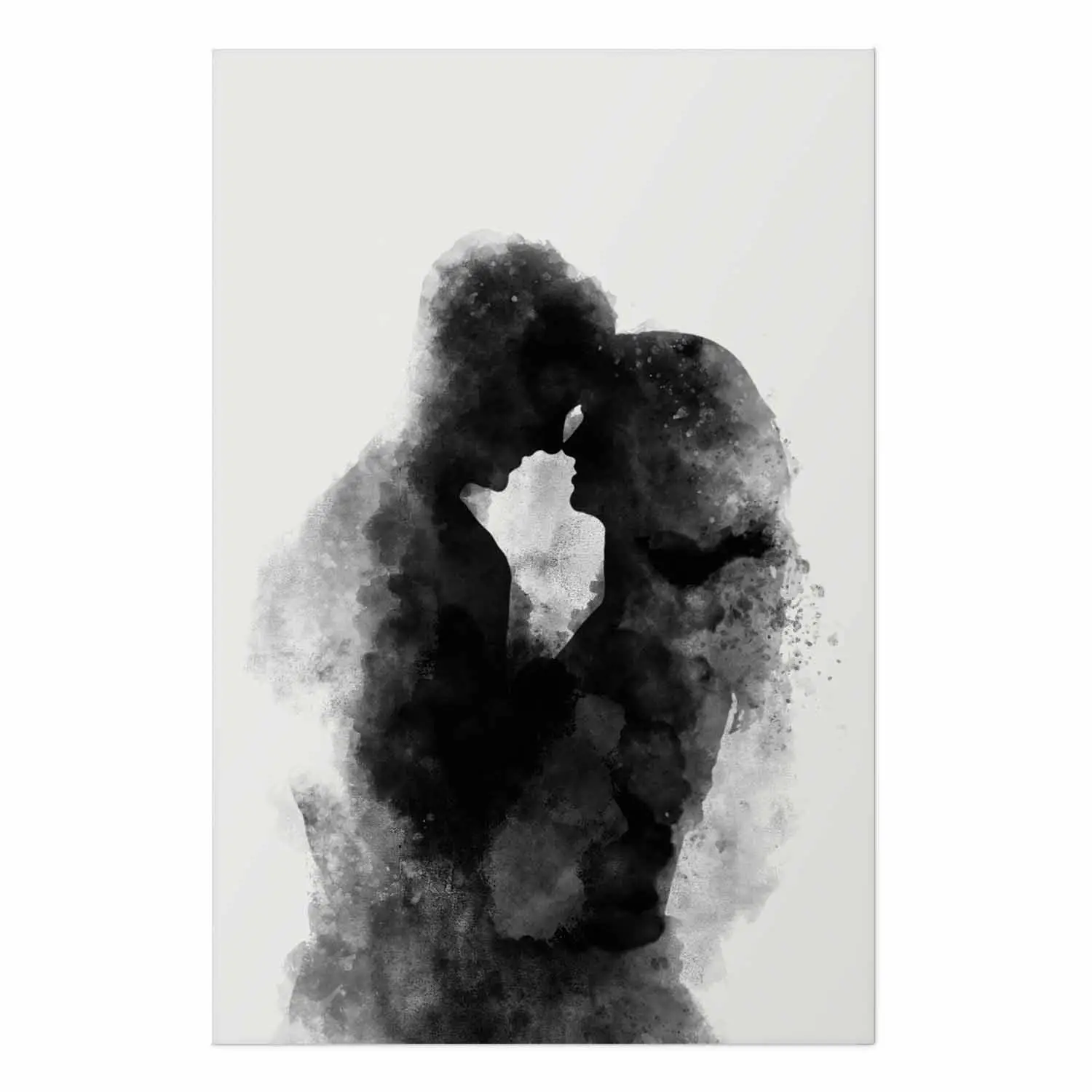 Enamorados Blanco Y Negro Enkolor Vinilos Decorativos Pareja De