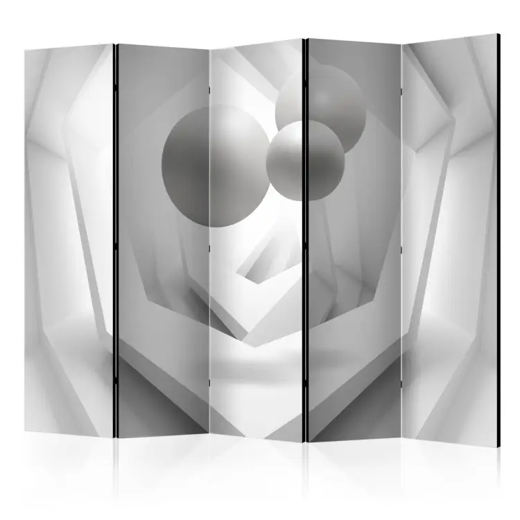 Biombo White Imagination II - ilusión en figuras para habitación ...