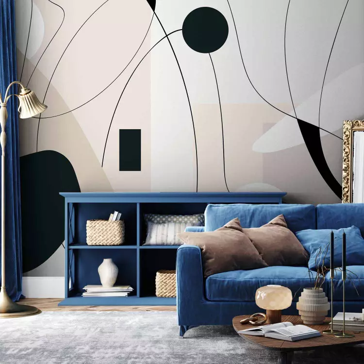 Fotomural Waves of Shapes para pared - Abstractos - tienda bimago