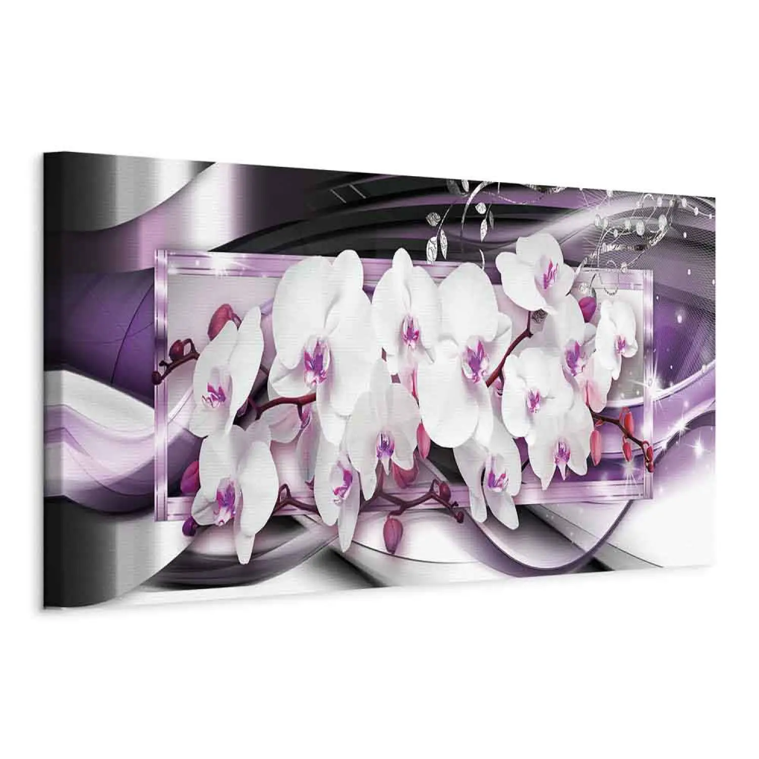 Lienzo De Pinturas Moradas