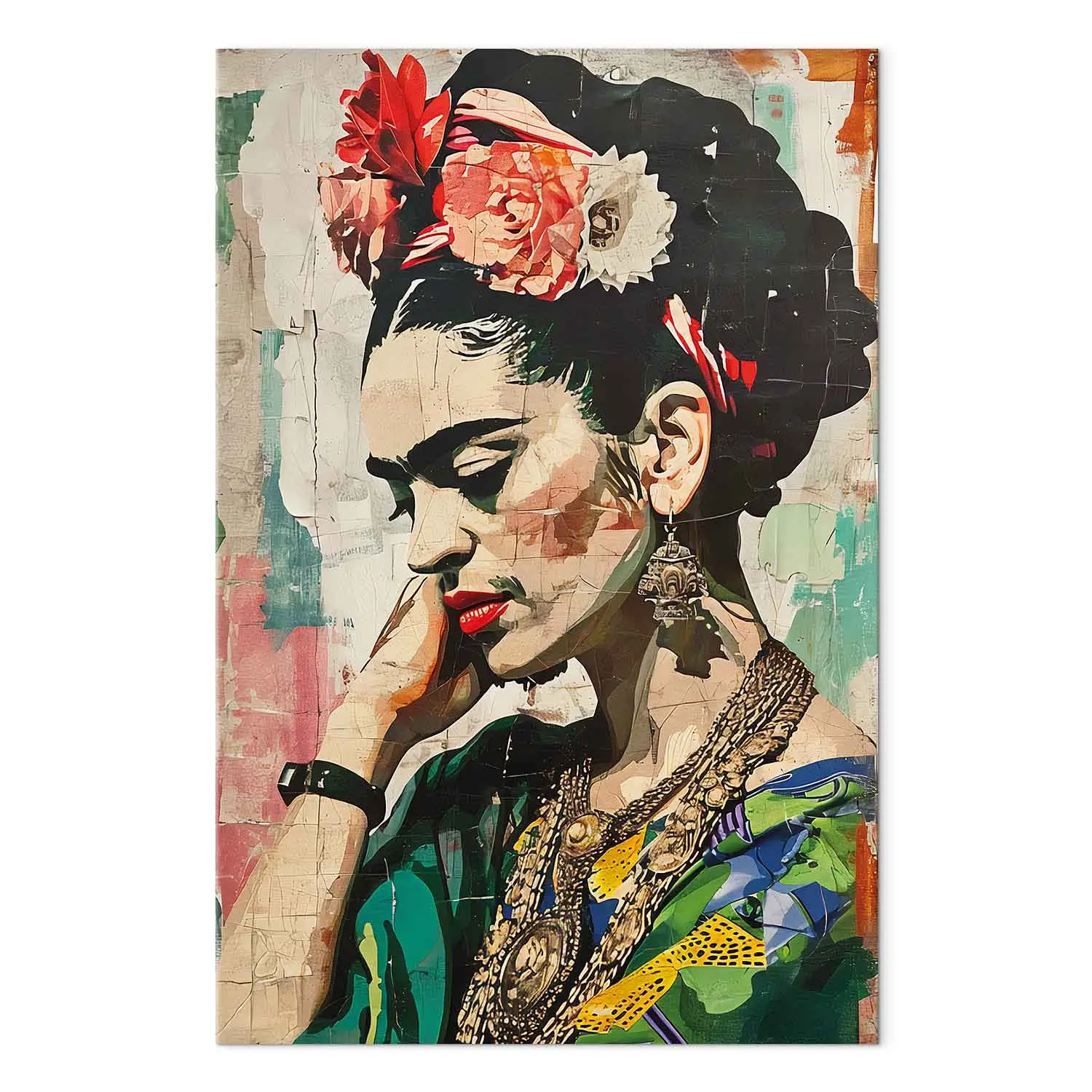 Pinturas De Frida Kahlo Autorretrato Cuadro Trendy Frida Kahlo V.2
