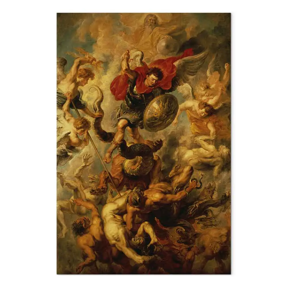 Cuadro famoso The Fall of the Angels para pared - tienda bimago