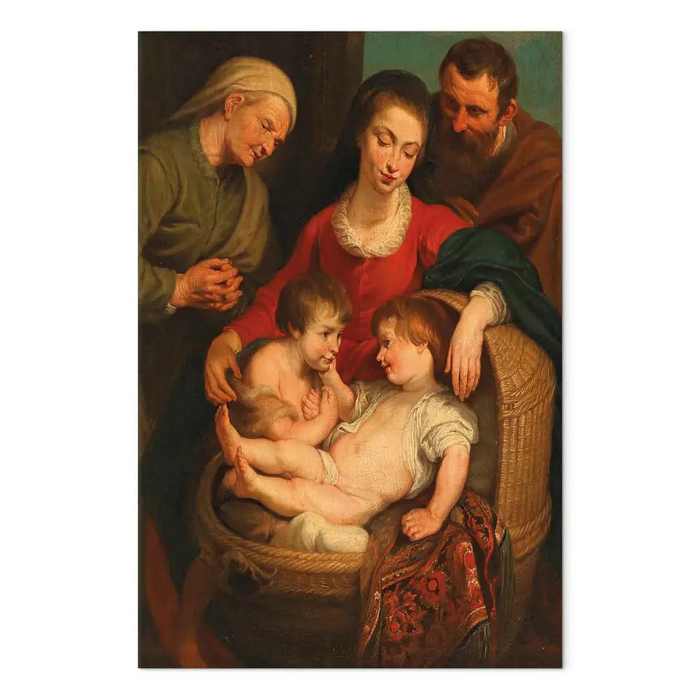 Cuadro famoso Peter Paul Rubens - La Sagrada Familia con Santa Isabel y ...