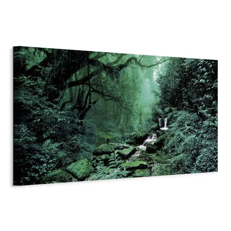 Cuadro Bosque primigenio encantado impreso en lienzo para pared ...