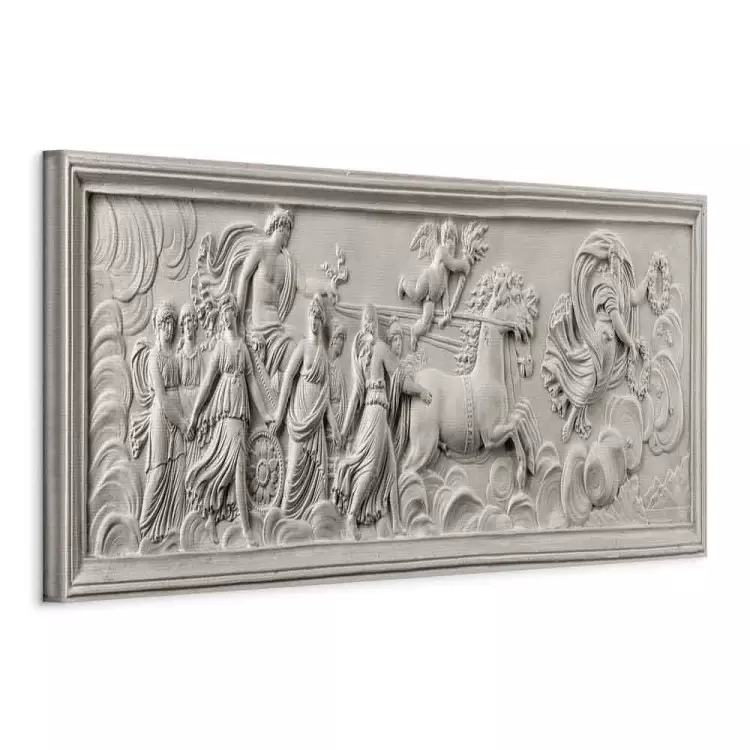 Cuadro Relieve: Apolo y las Musas impreso en lienzo para pared ...